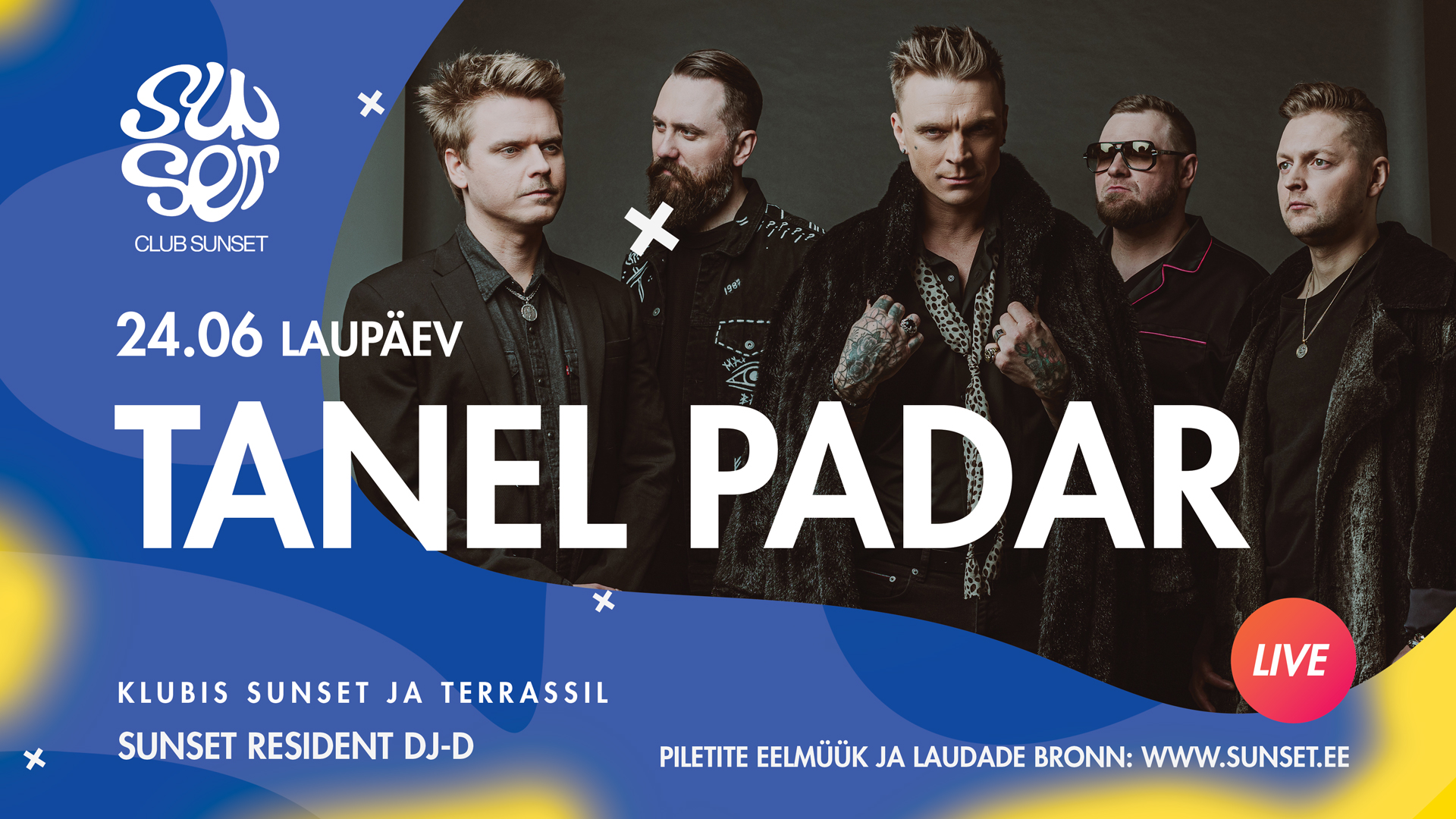 SUNSET SUMMER LIVE - TANEL PADAR – GateMe
