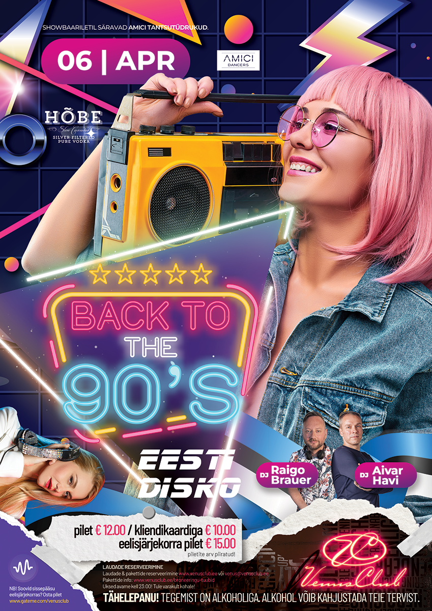 BACK TO THE 90´S – EESTI DISKO ERI! – GateMe